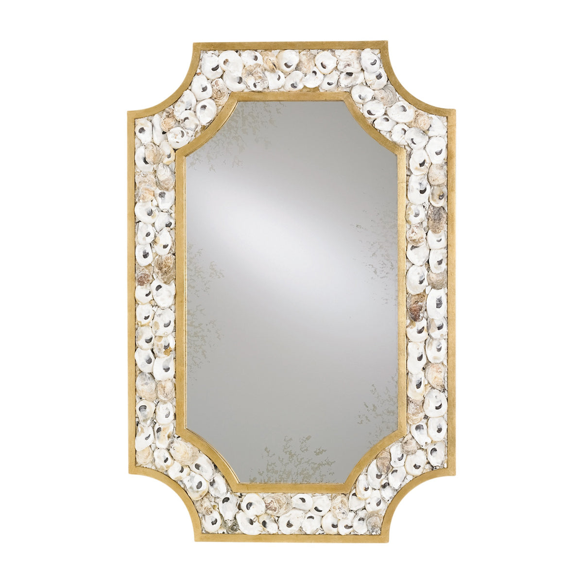 Margate Rectangular Oyster Shell Mirror