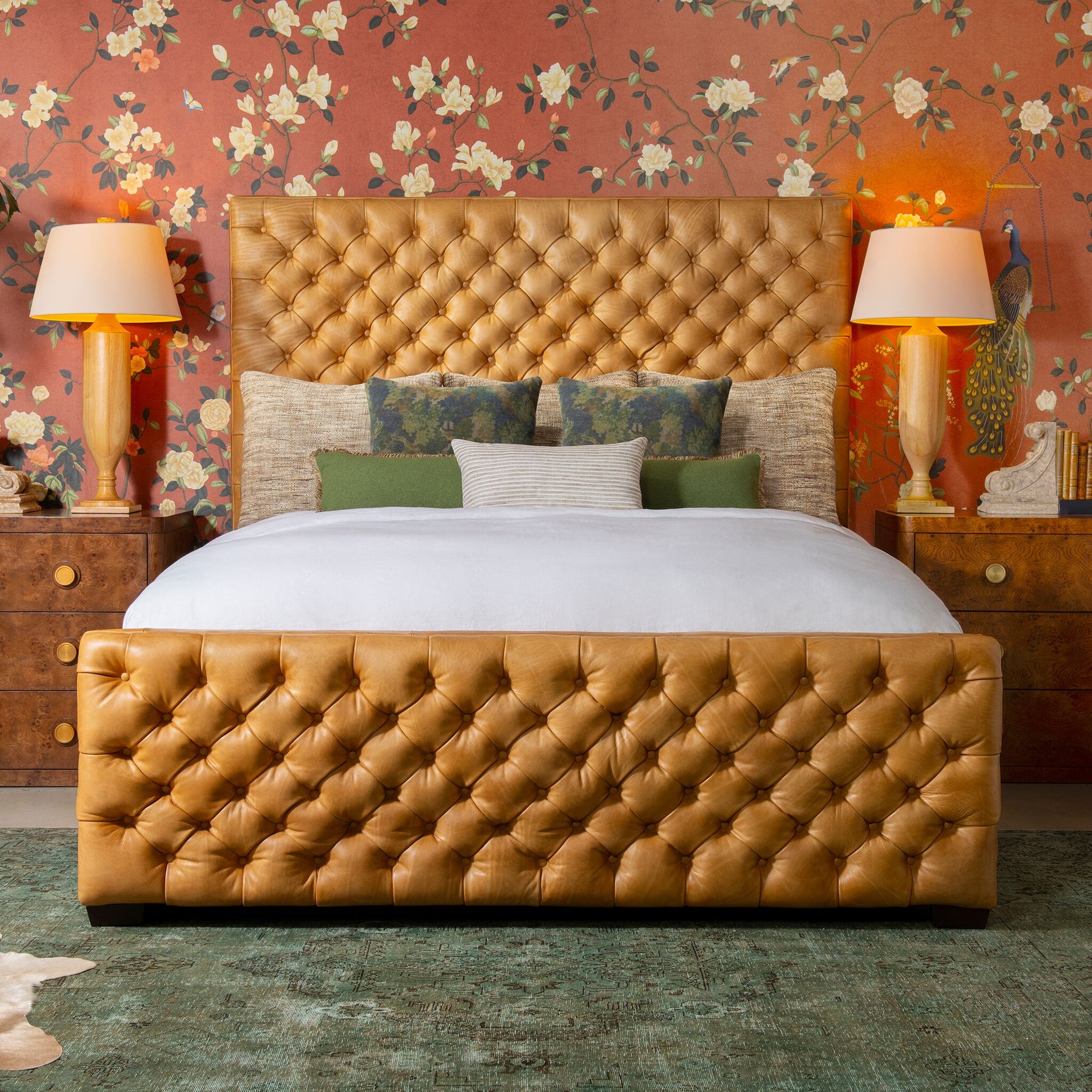 Wood & Upholstered Bed Frames | Lillian August