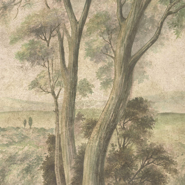 Pastorale Antiqued Wall Mural