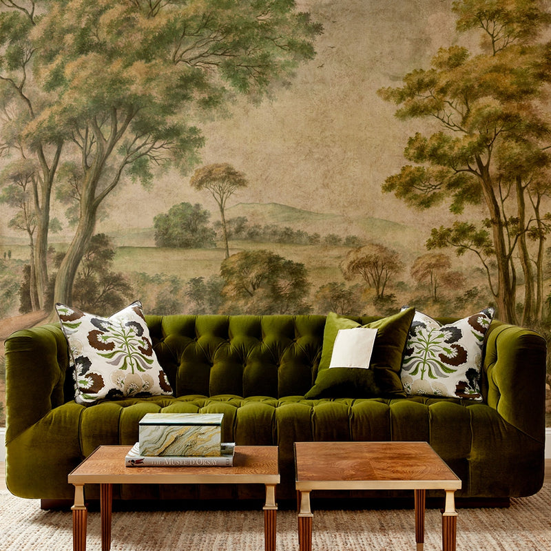 Pastorale Antiqued Wall Mural