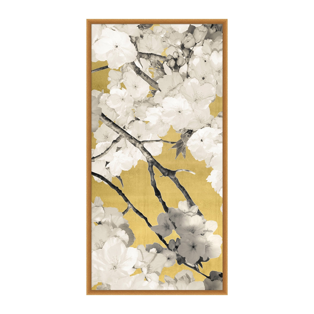 Gold Bloom Triptych 1